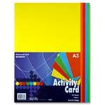 A3 Coloured Card Pack 50 Sheets